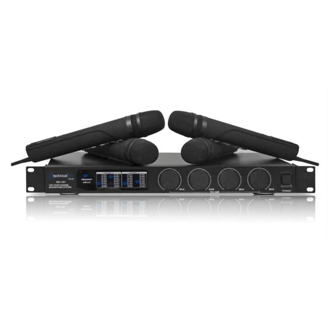 Technical Pro wm1401 Professional VHF Wireless Microphone System ...