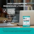 Qunol Q-Mag Magnesium L-Threonate Tablets, 2000mg of Magtein, 60 Count ...