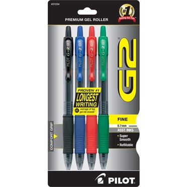 Pilot G2 Premium Gel Ink Pens, Fine Point, Retractable Roller, Black ...