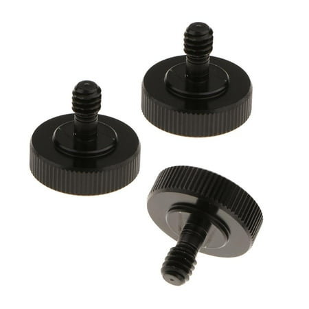 (3 Pack) 1/4 Male Threaded Tripod Mounting Thread Camera Screw Adapter ...