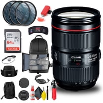 Canon EF 40mm F/2.8 STM Lens (6310B002) + Filter Kit + Lens Pouch ...