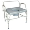 Medline 3-in-1 Bedside Commode, Portable Toilet, Sturdy, 350 lb Weight ...
