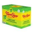 Topo Chico Sabores Sparkling Mineral Water, Lime Flavor with Mint ...