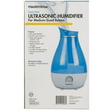 HealthWise Cool Mist Ultrasonic Humidifier | For Medium Size Rooms | No ...