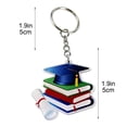 2026 Graduation Keychain for Students, Acrylic Cap and Gown Key Ring ...