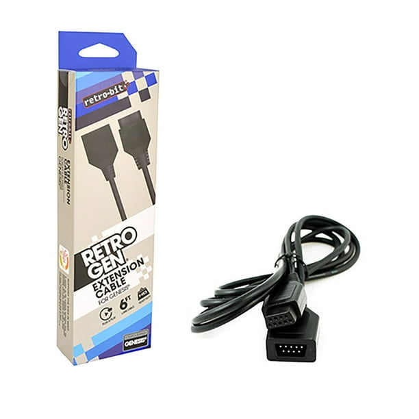 Retro-Bit 6 Feet Extension Cable For Sega Genesis System - Walmart.com