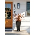 Veradek Pure Series Midland 30" Plastic Planter - Black - Walmart.com