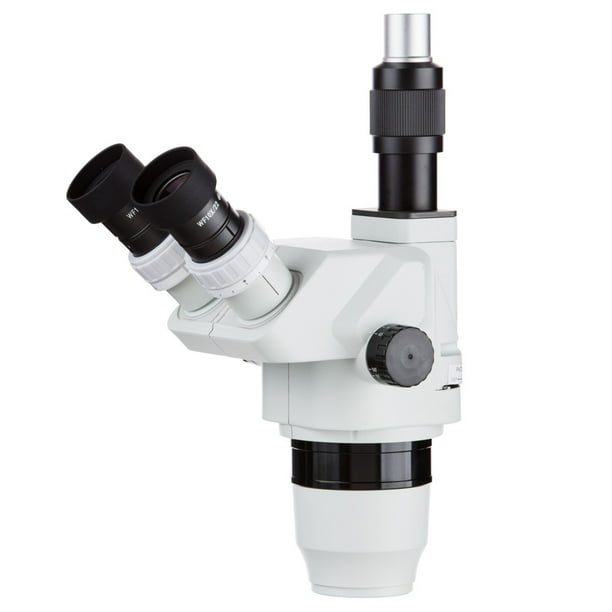 AmScope 6.7X-180X Ultimate Trinocular Stereo Zoom Microscope Head New ...