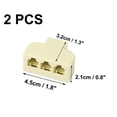 Unique Bargains Plastic RJ11 1 to 3 Female Telephone Cable Line Modular ...