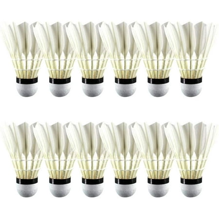 Shuttlecocks, 12 Pieces, Hard-Wearing, Synthetic Feathers— | Walmart Canada