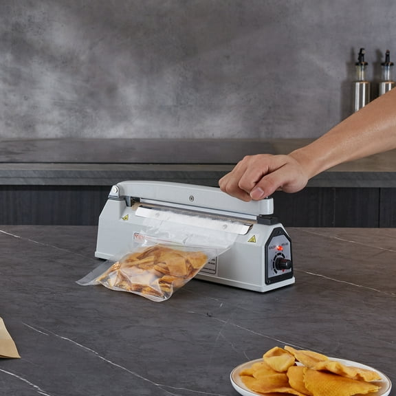 VEVOR 16" Iron Hand Impulse Heat Sealer Machine Poly Bag Sealing for ...