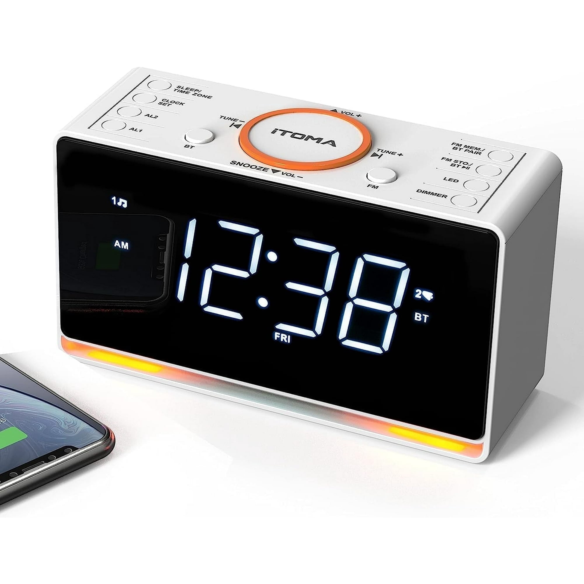 Click here for Itoma Tabletop Alarm Clock Radio With Led Display... prices