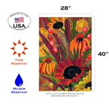 Toland Home Garden 28x40 Inch Cattail Bouquet Flower Fall Flag, Double ...