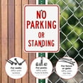 No Parking Or Standing Sign, 18x24 Reflective Aluminum EGP - Walmart.com