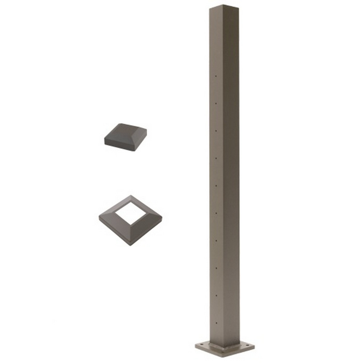 Pylex 10840 Fixplak 44 Decking Post Anchor, Stainless - Walmart.com