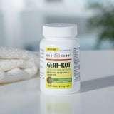 Geri-Care Geri-Kot Natural Laxative Stool Softener, 8.6 mg Strength, 1 ...