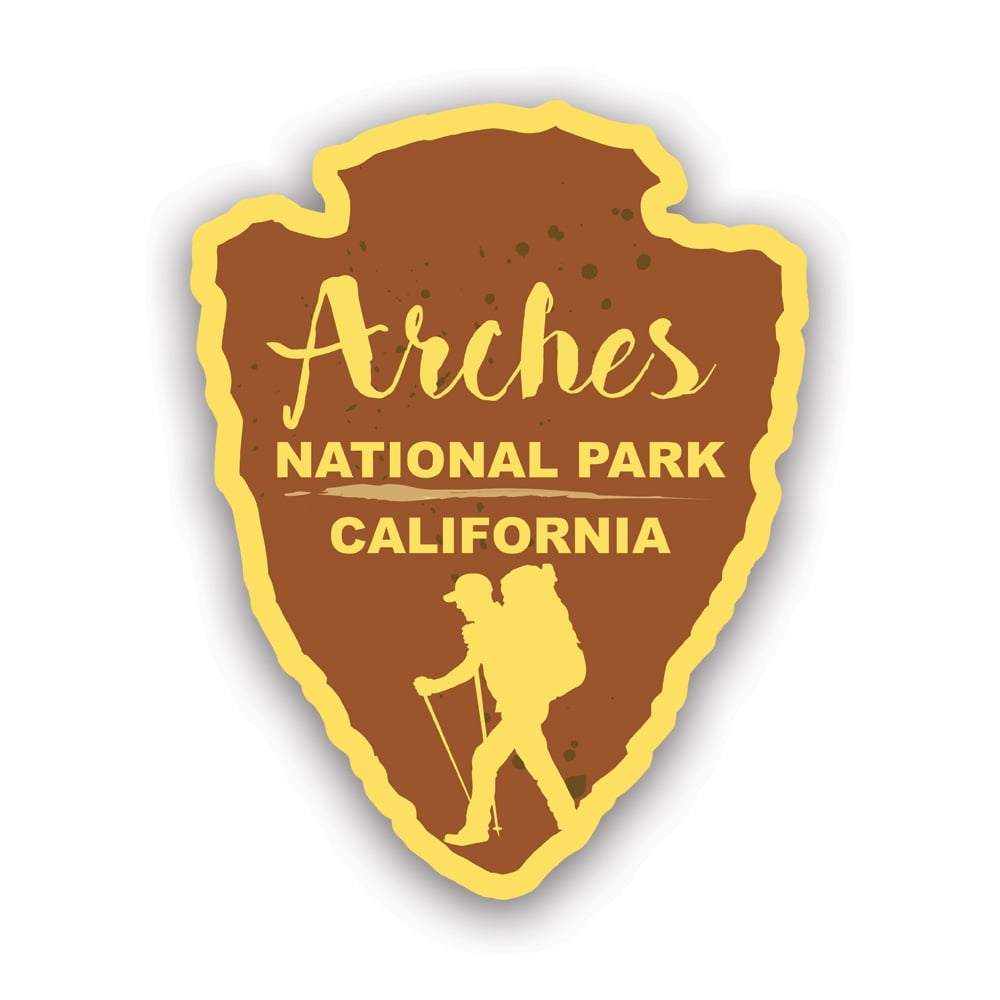Arches National Park Sticker Decal - Self Adhesive Vinyl - Weatherproof ...