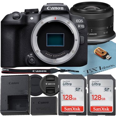 Canon EOS R100 Mirrorless Camera (Body Only) 4K Video Recording with 2 ...
