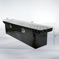 Confote 63"X12"X14" Heavy Duty Pickup Truck Bed 5 Bar Tread Tool Box ...