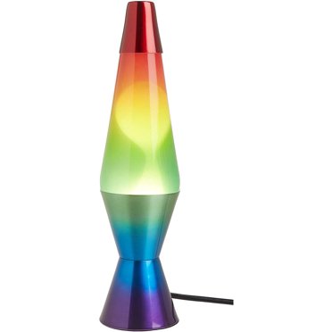 Lava the Original 27-Inch Silver Base Grande Lamp with Pink Wax in ...