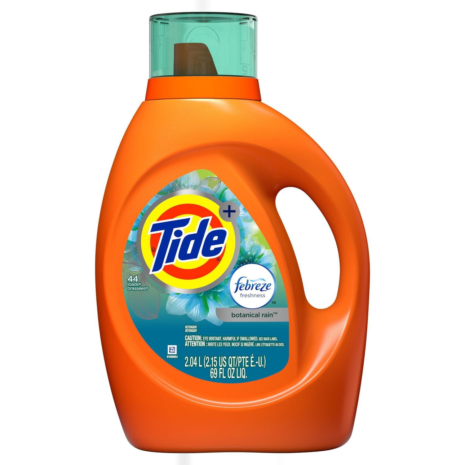 Tide plus Febreze Freshness Botanical Rain HE Turbo Clean Liquid ...