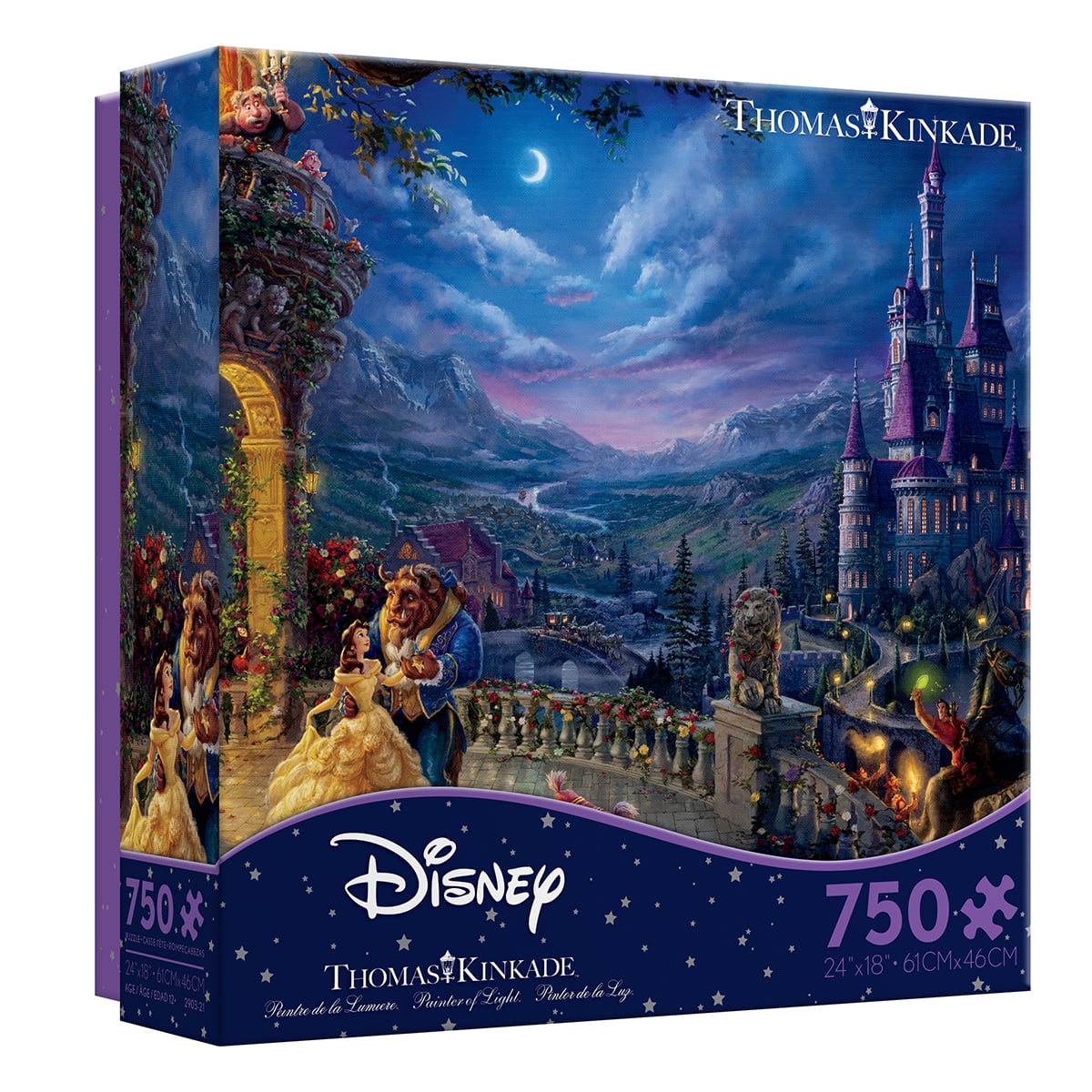 Ceaco 750-Piece Thomas Kinkade Disney Collection Beauty and the Beast ...