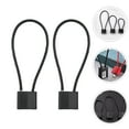 Uonlytech 2Pcs Lock Cable Metal Wire Lock Black with Key Wear Resistant ...