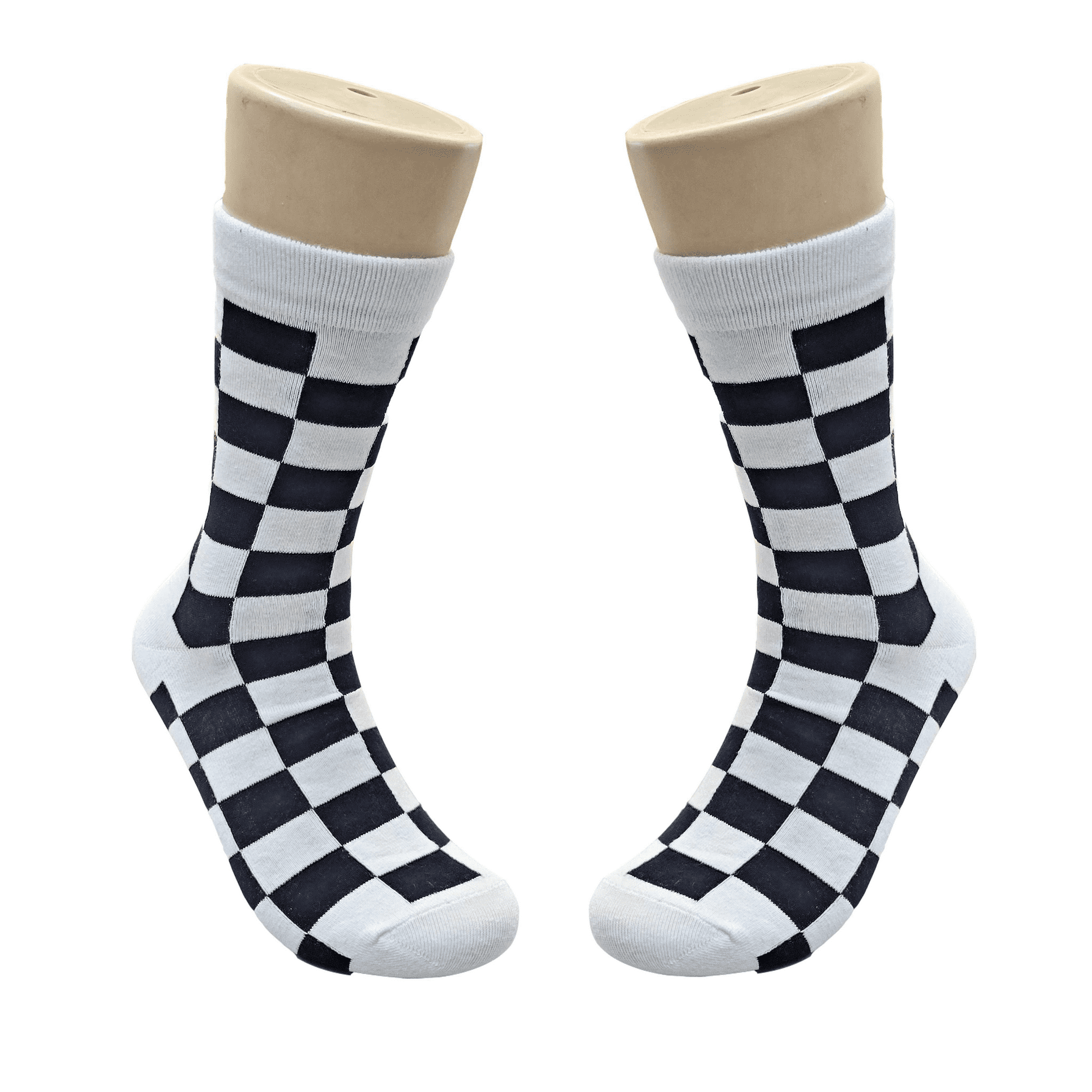Click here for Black And White Checkered Socks From The Sock Pand... prices