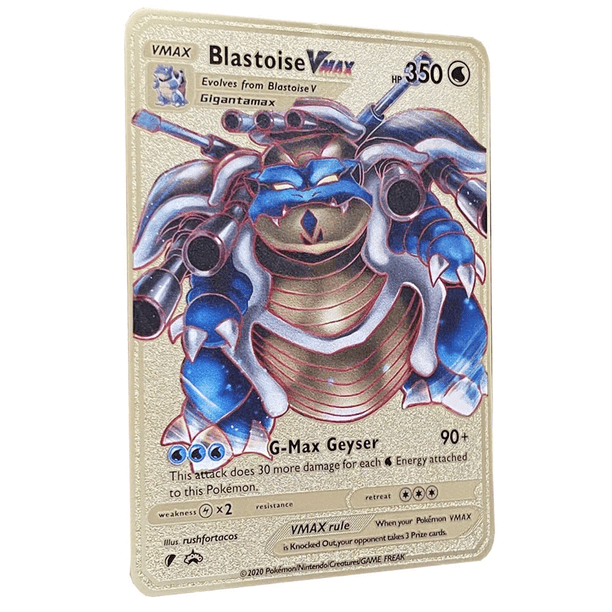Diy Vmax Charizard Metal Card Self-Control Ptcg Collect Signature ...