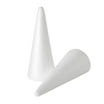 8pcs Foam Cone Polystyrene Cone Shapes Tree Crafts Table Centerpiece ...
