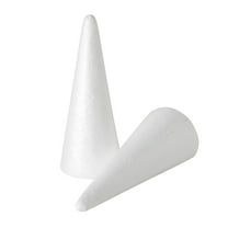 8pcs Foam Cone Polystyrene Cone Shapes Tree Crafts Table Centerpiece ...