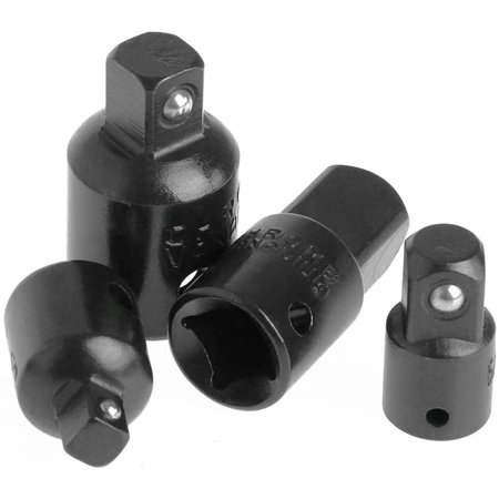 4pcs Ratchet Adapter Cr-V Impact Socket Wrench 1/4 "3/8" 1/2 "Converter ...