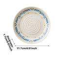 Ceramic Garlic Grater Plate, Multifunctional Garlic Ginger Tomato ...