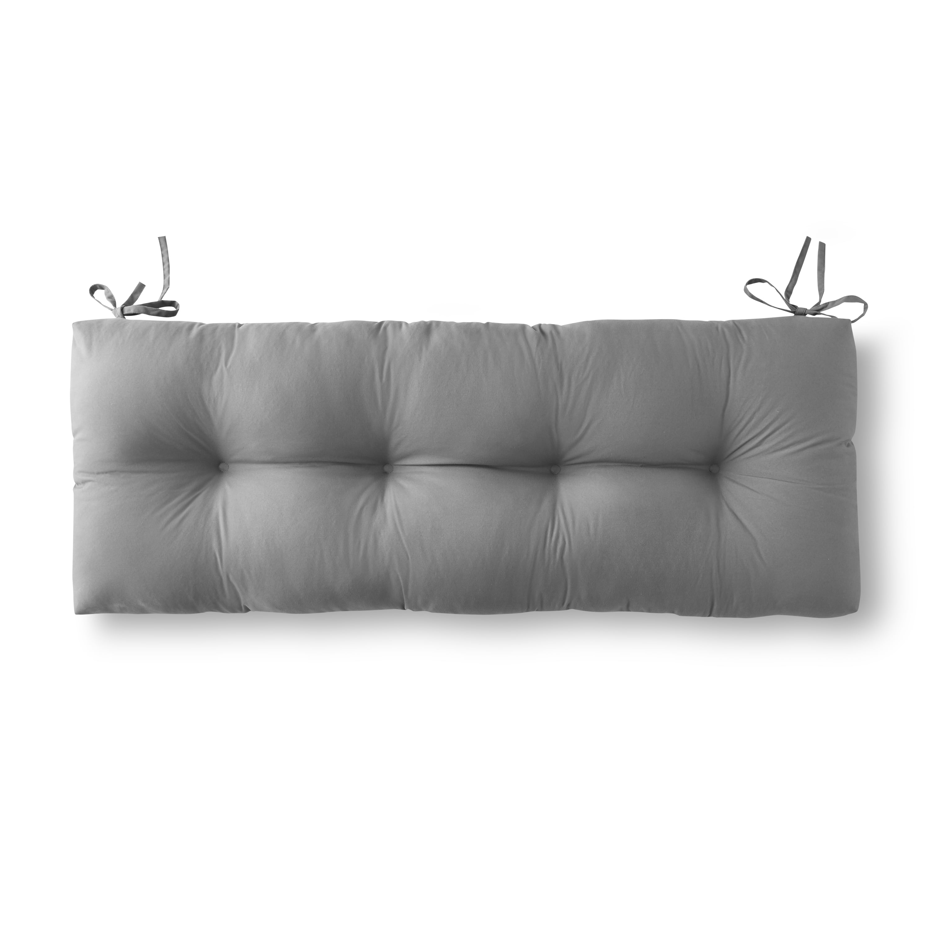 Mainstays Small Bench Cushion 36 X 14 Grey Flannel Walmart