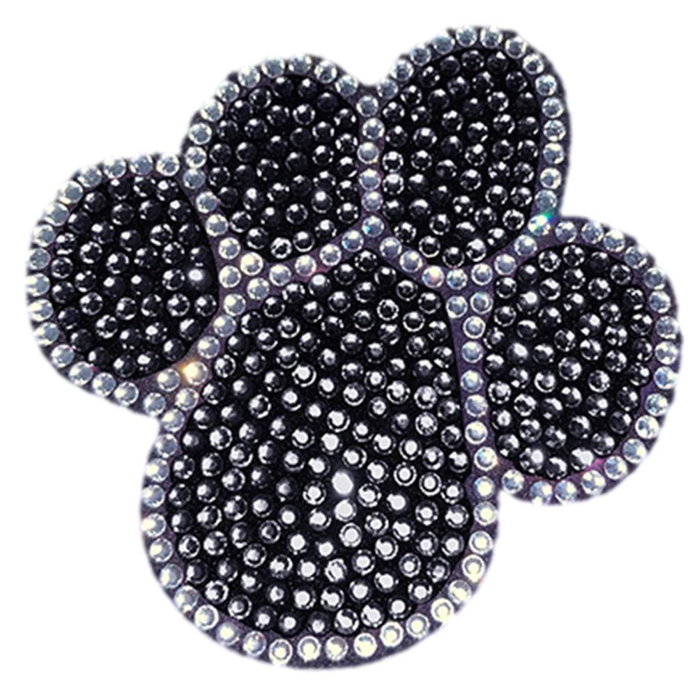 Paw Print Car Decal | Waterproof Bling Rhinestone Car Window Sticker ...