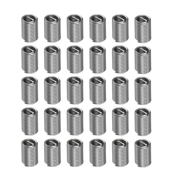 30 Pcs 304 Stainless Steel Metric M10x1.5x2.5D Wire Thread Inserts ...
