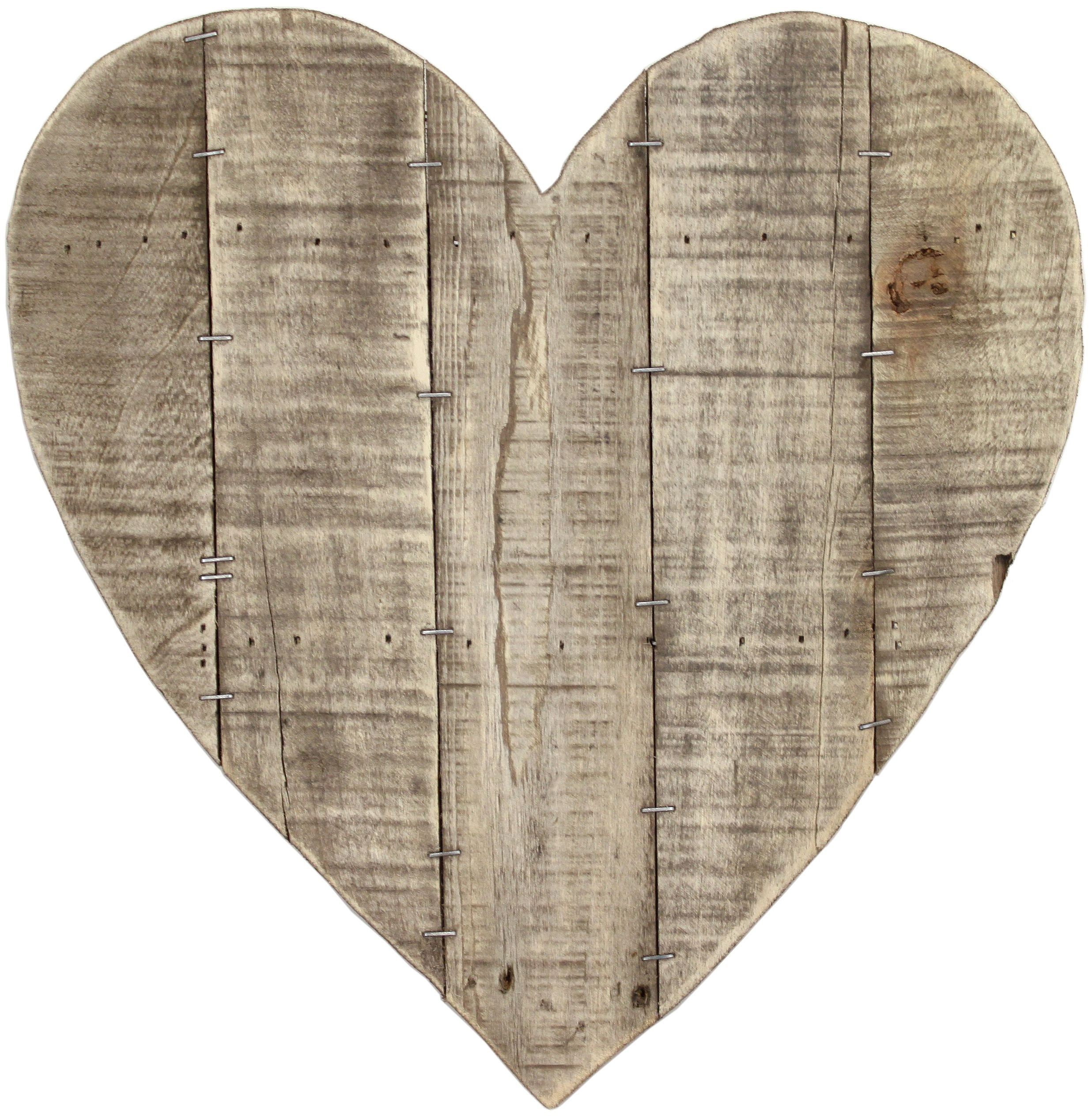 Salvaged Pallet Sign Blank 14"X14"-Heart Reclaimed - Walmart.com