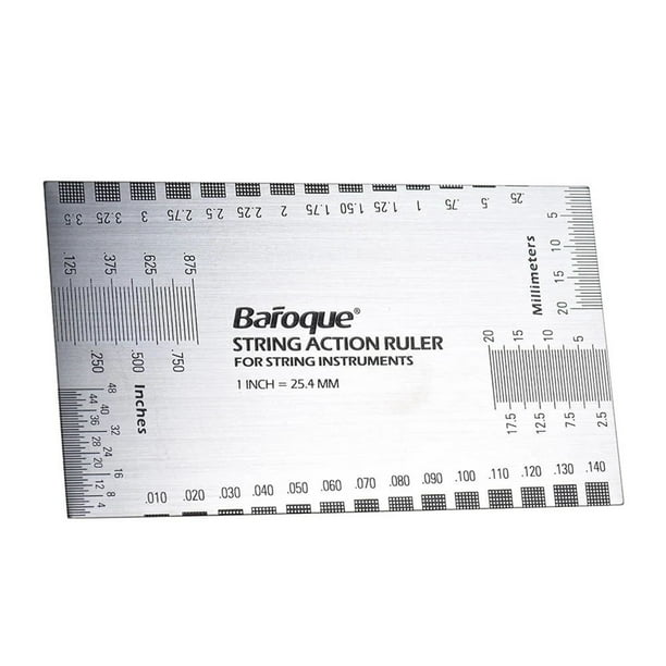 Medidor digital String Action Ruler Gauge Tool in/mm for Guitar Bass ...