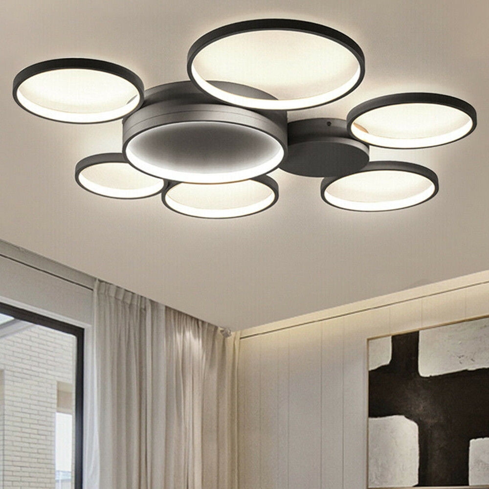 Circle Ring Hallway Ceiling Light Fixture Modern Chanlider Bedroom ...