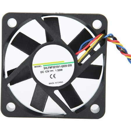 Cooler Fan 3800RPM 12V 1.5W 4PIN Heat Sink Fan 50 x 50 x 10mm Cooling ...