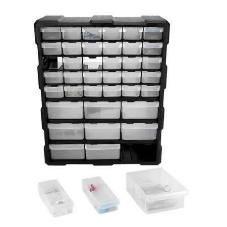 Small Parts 39-Drawer Storage Cabinet Box Bin Organizer Bin Parts ...