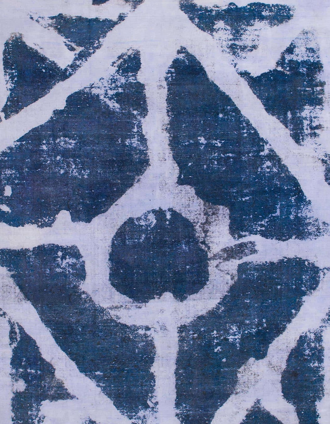 Ahgly Company Indoor Rectangle Abstract Blue Abstract Area Rugs, 2' x 5 ...