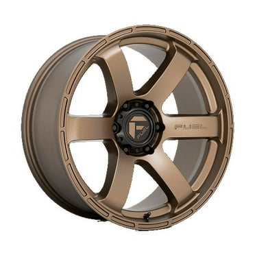 Fuel 1PC Aluminum Rim D634 ZEPHYR 17X9in Matte Bronze with Black Bead ...