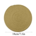 Cotton Woven Trivet, Heat Resistant Peacock Blue, 1 Piece 7.1 Inch ...