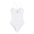Elegant Monokini Swimsuit for Women High Waist Bathing with Adjustable ...