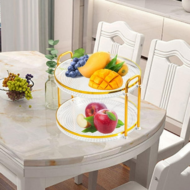 Round Fruits Tray European Style Serving Tray for Bathroom Countertop ...