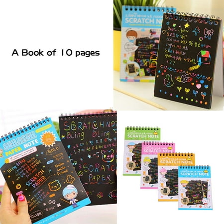 Scratch Bricolage Dessin Animé Croquis Dazzle Peinture Surprise ...