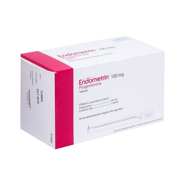 ENDOMETRIN 100MG TAB C21 - PIEZA | Bodega Aurrera en línea