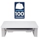 Quartet Glass Desktop Monitor Riser with Dry-Erase Board Adjustable ...
