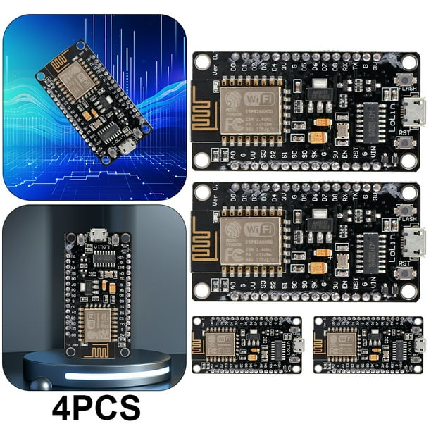 Módulo NodeMcu Lua Conector Inalámbrico ESP8266 Placa Desarrollo ...